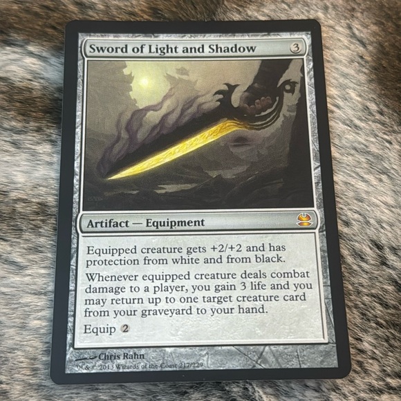 Magic the Gathering | Other | Mtg Magic The Gathering Sword Of Light ...